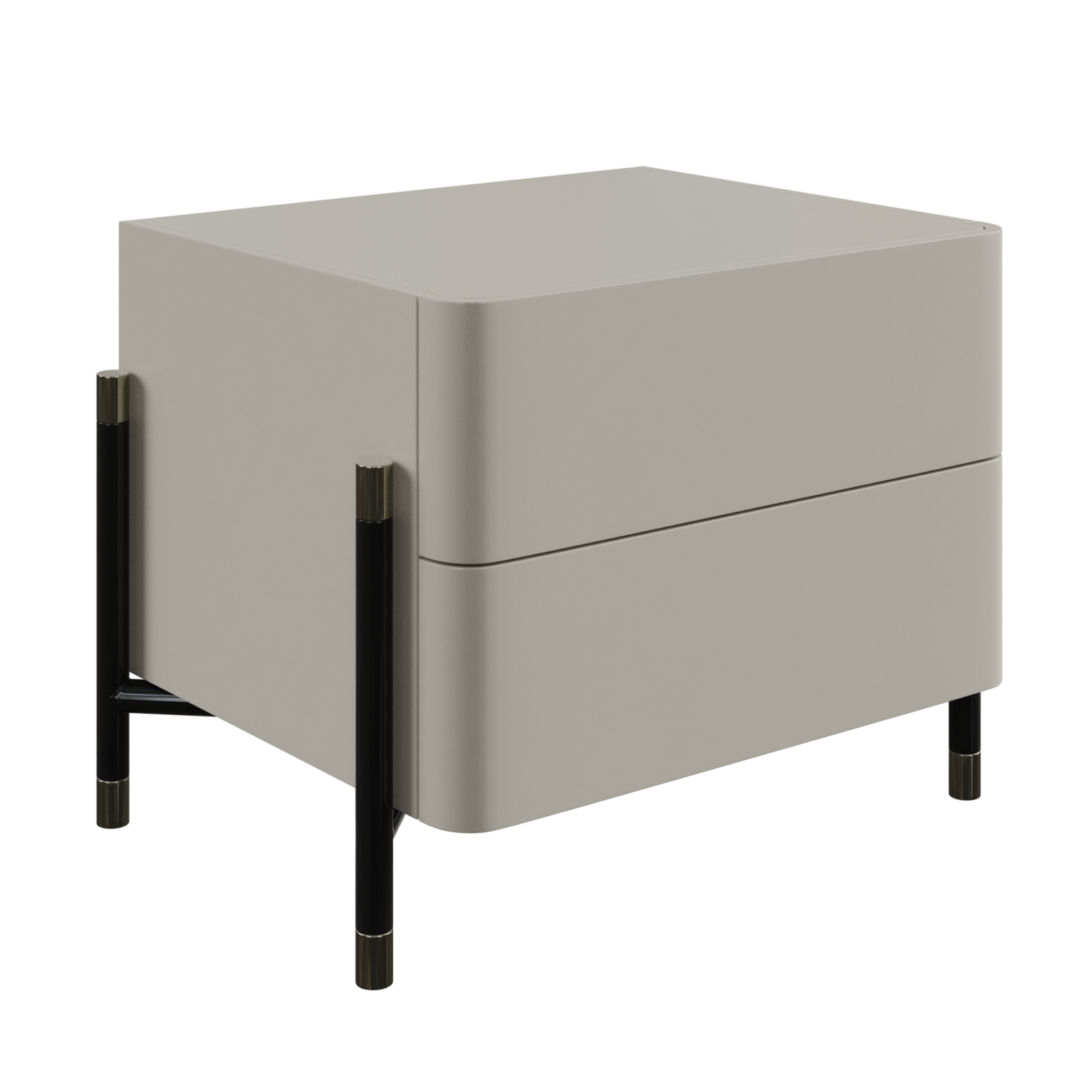 Two Drawer Bedside Cabinet 02 for Blender • iMeshh 3D Model Library