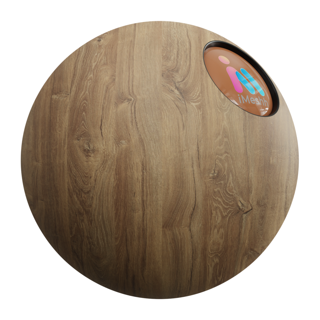 Wood Oak Kansas Brown • iMeshh - 3D Model for Blender 4.0+