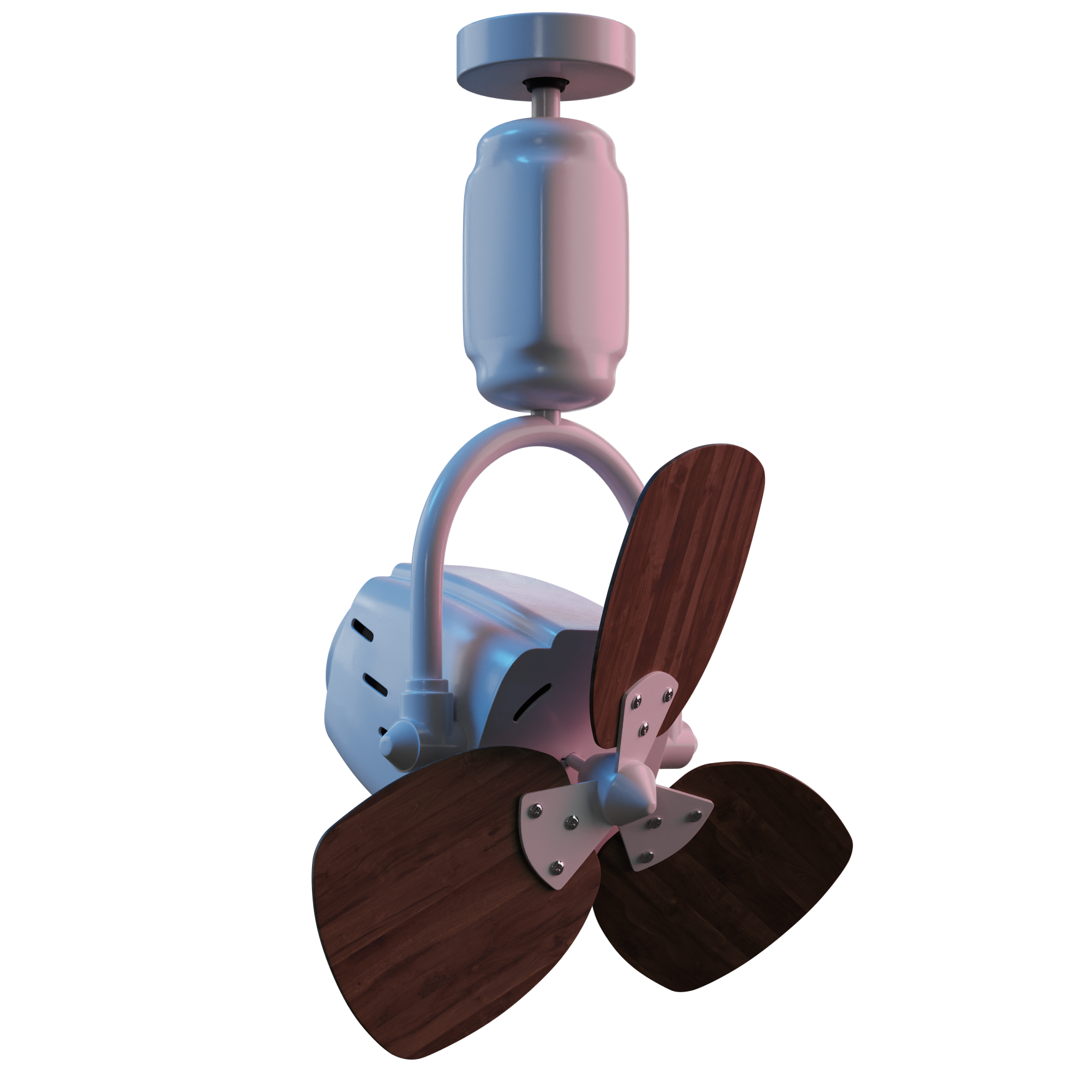 Corner Ceiling Fan 01 3D Models for Blender • iMeshh 3D Model Library