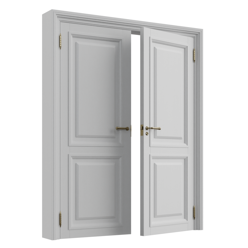 Interior Panel Double Door 01 • iMeshh - 3D Model for Blender 4.0+