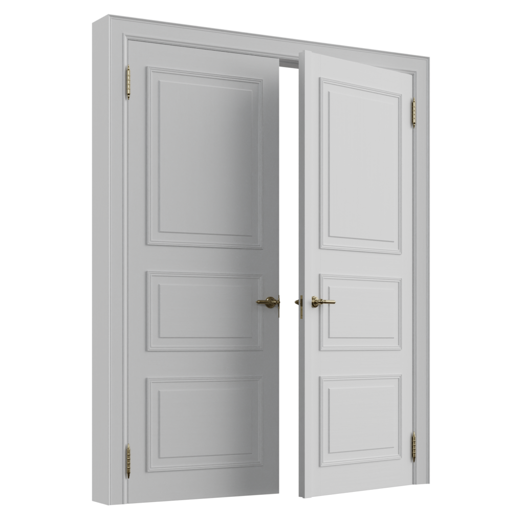 Interior Panel Double Door 02 • iMeshh - 3D Model for Blender 4.0+