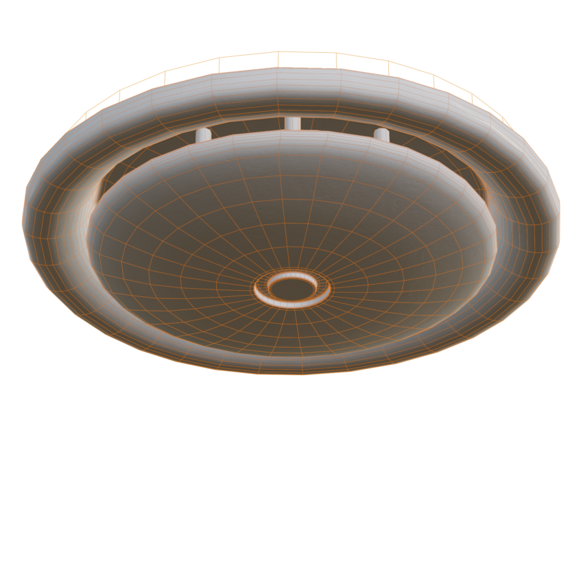 Smoke Detector 01 • iMeshh - 3D Model for Blender 4.0+