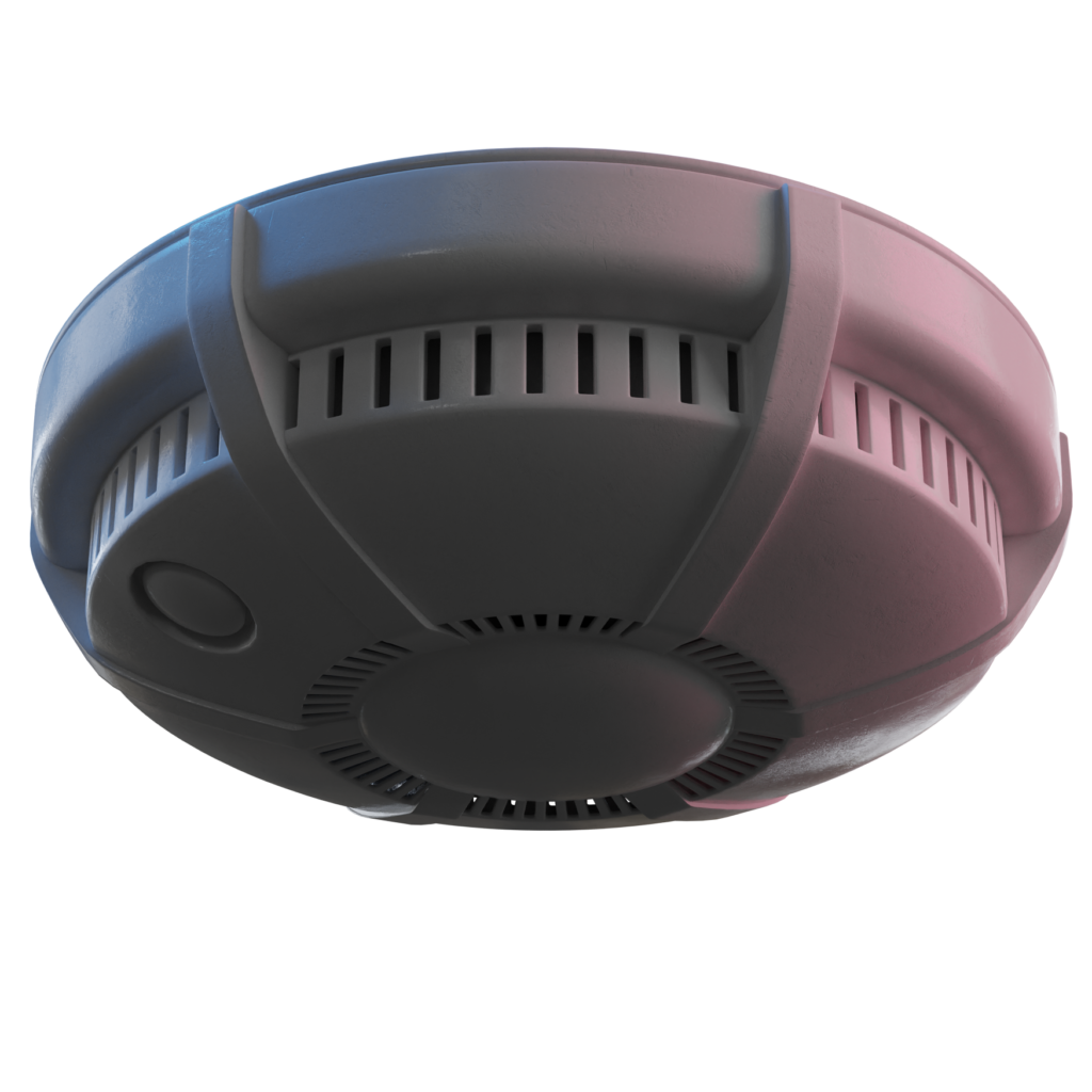 Smoke Detector 02 • iMeshh - 3D Model for Blender 4.0+