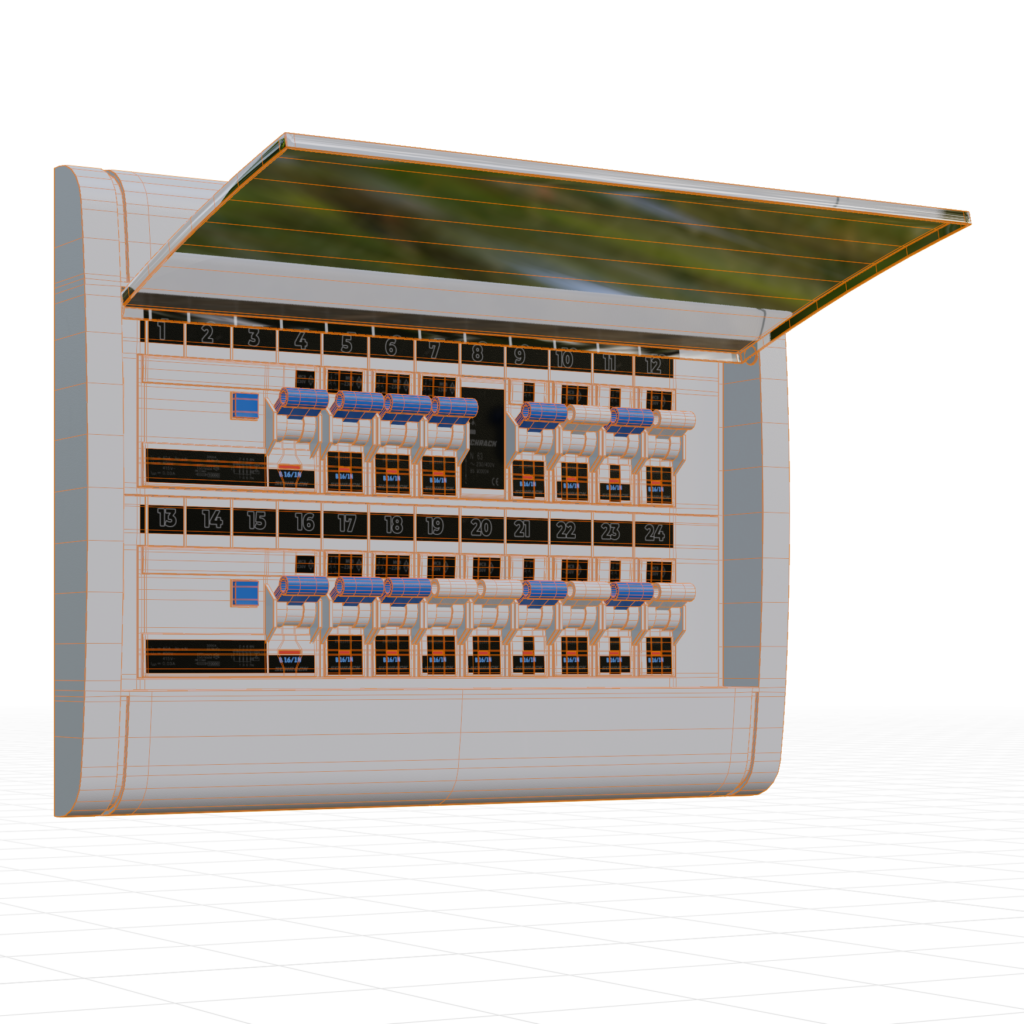 Circuit Breaker 01 for Blender • iMeshh 3D Model Library