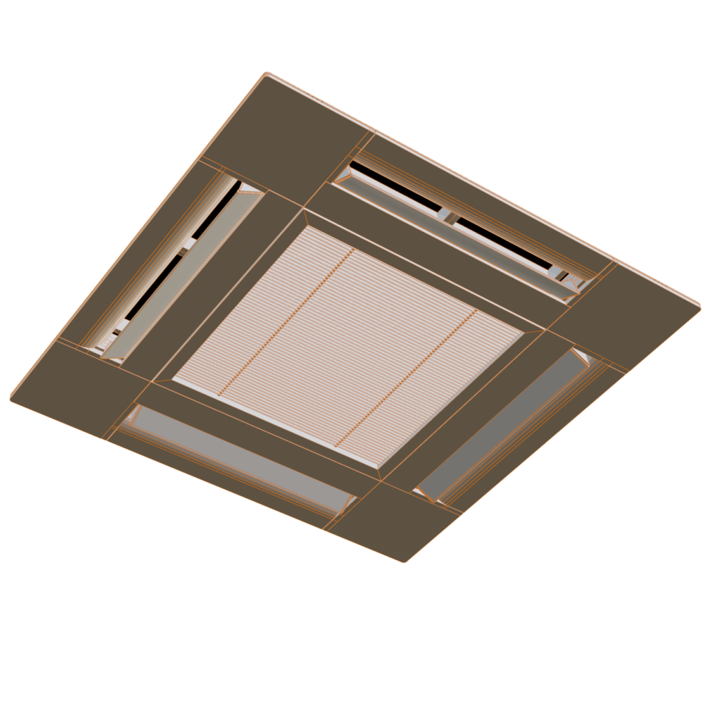 AC Unit 01 • iMeshh - 3D Model for Blender 4.0+