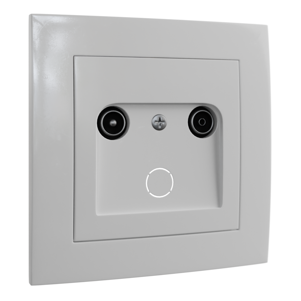 European TV Socket 01 • iMeshh - 3D Model for Blender 4.0+