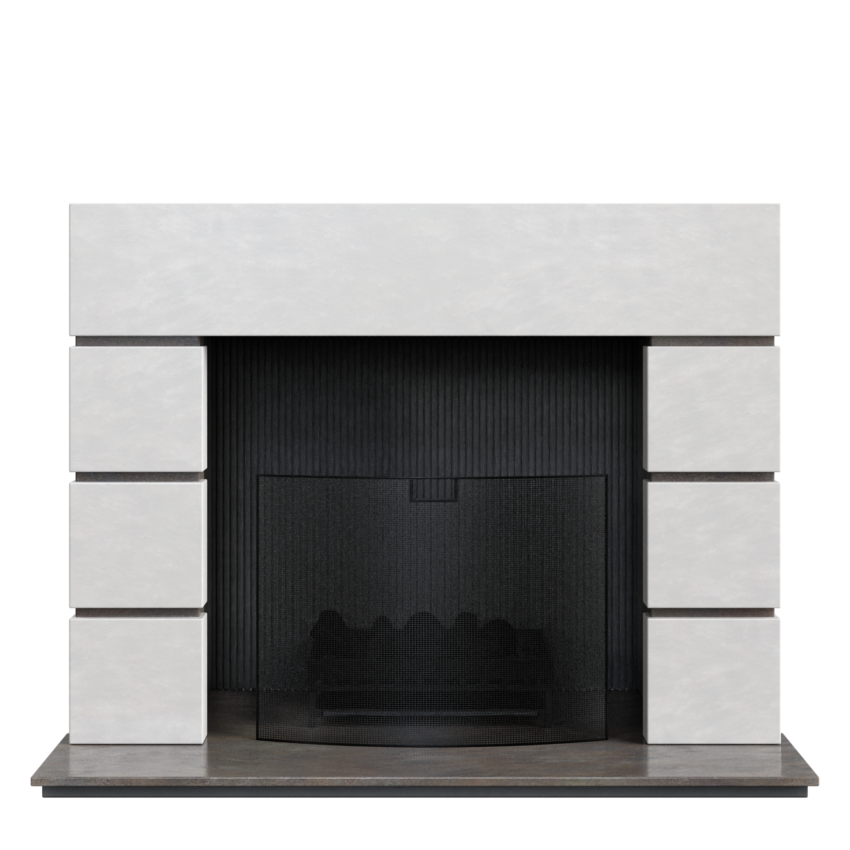 Round Modern Indoor Fireplace 01 • iMeshh - 3D Model for Blender 4.0+