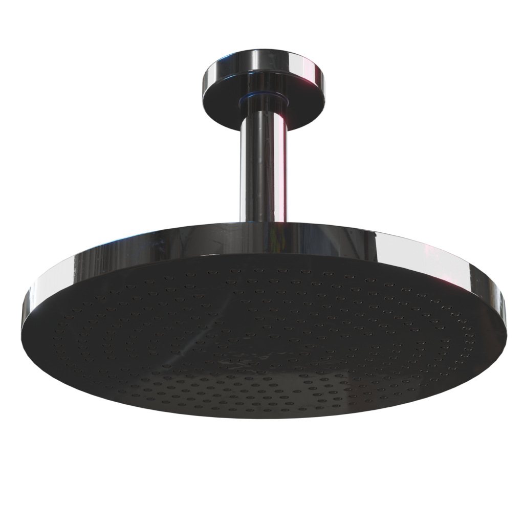 Ceiling Mounted Shower Head 01 • iMeshh - 3D Model for Blender 4.0+