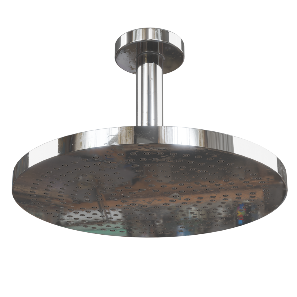 Ceiling Mounted Shower Head 01 • iMeshh - 3D Model for Blender 4.0+