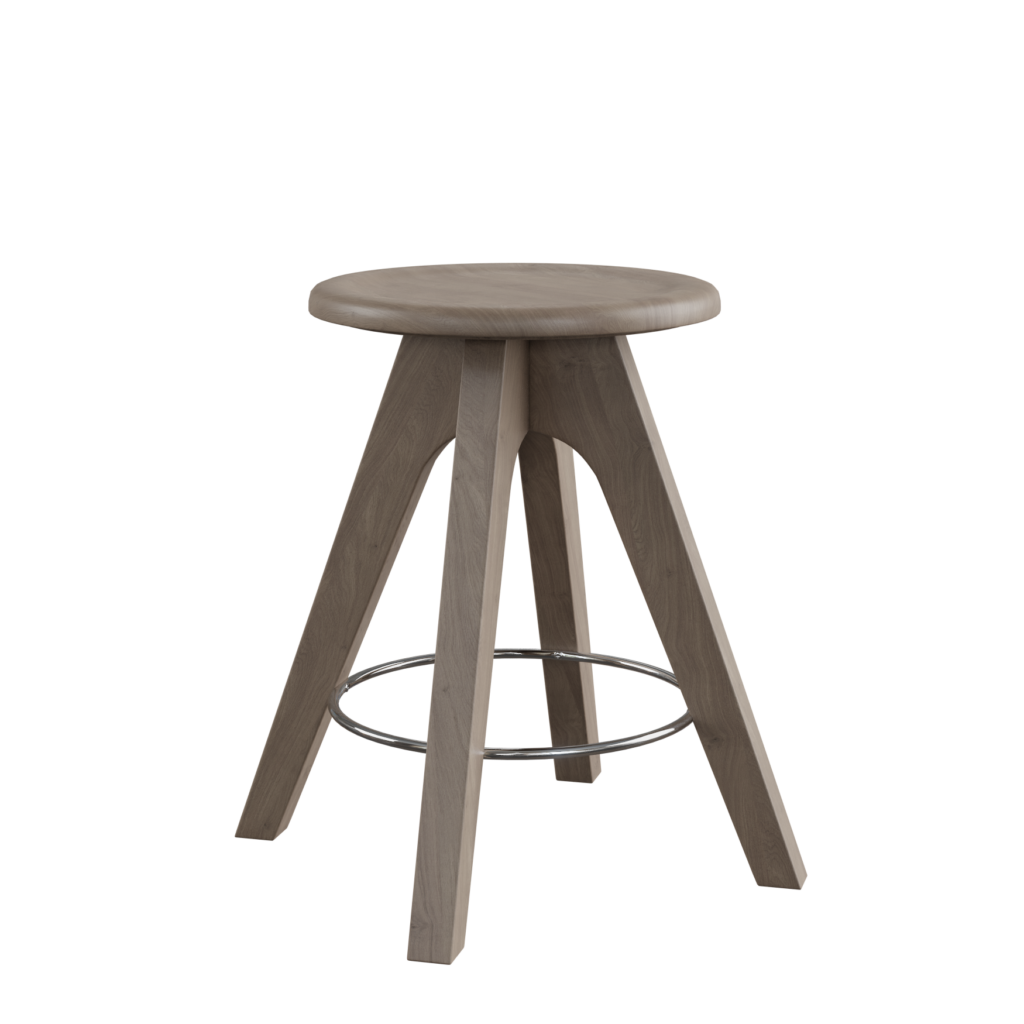 Wooden Stool 02 • iMeshh - 3D Model for Blender 4.0+