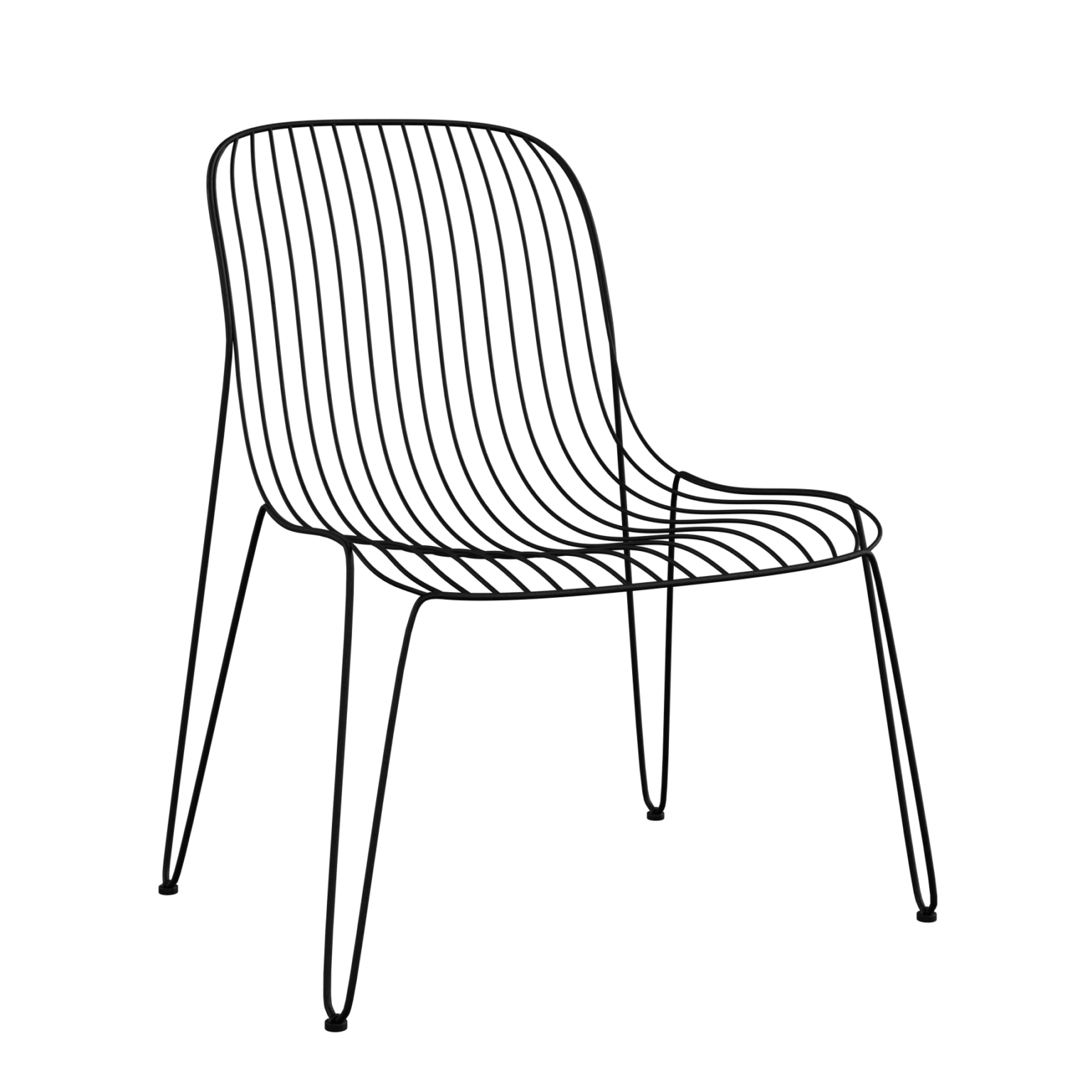 Thin Industrial Wire Frame Chair 01 • iMeshh - 3D Model for Blender 4.0+