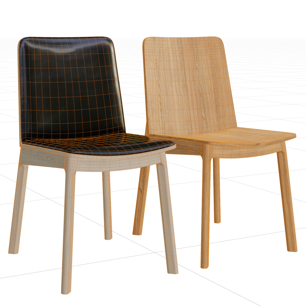 TAKEHOMEDESIGN ARCH Chair Set 01 • iMeshh - 3D Model for Blender 4.0+