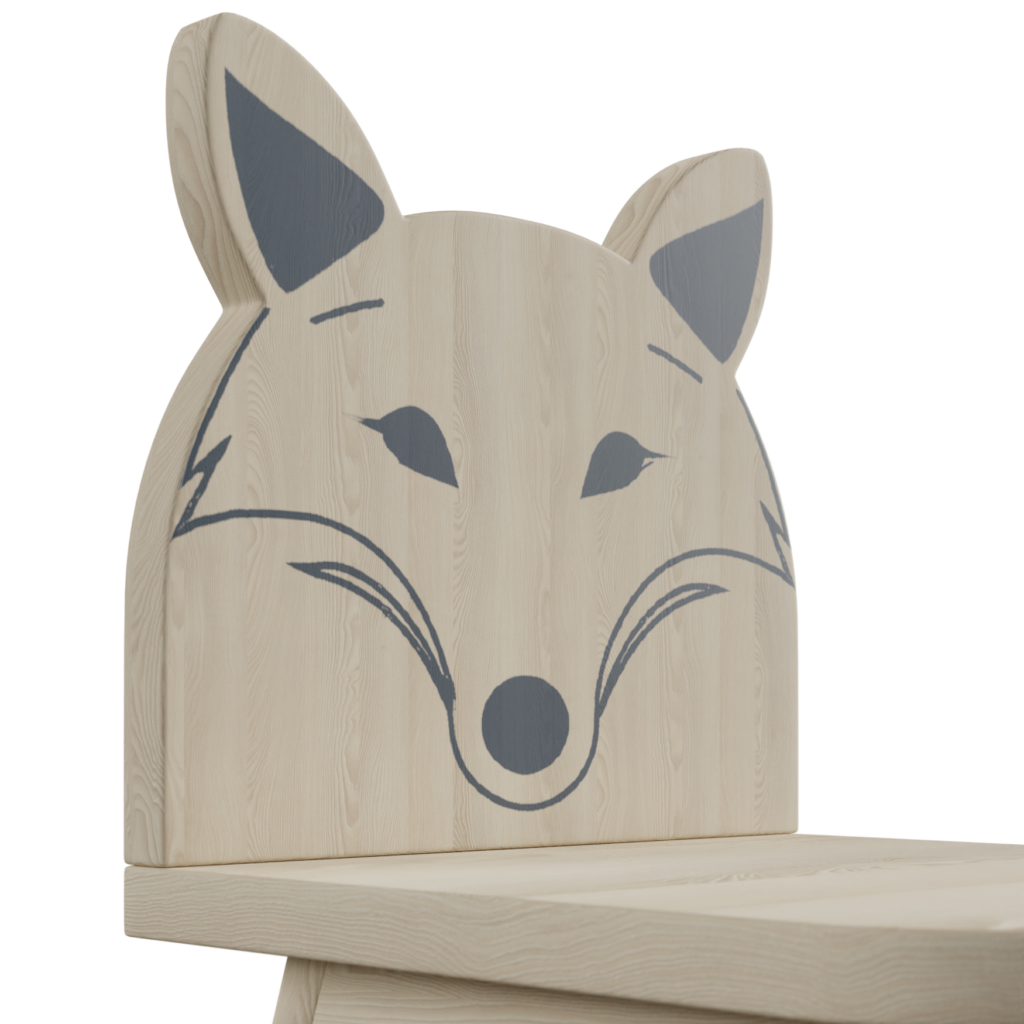 Kids Fox Chair 01 • iMeshh - 3D Model for Blender 4.0+