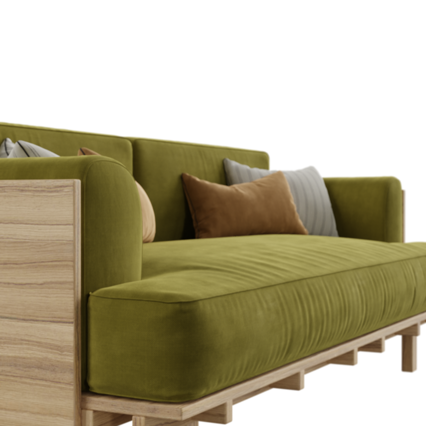 Modern Japanese Sofa 01 for Blender • iMeshh 3D Model Library
