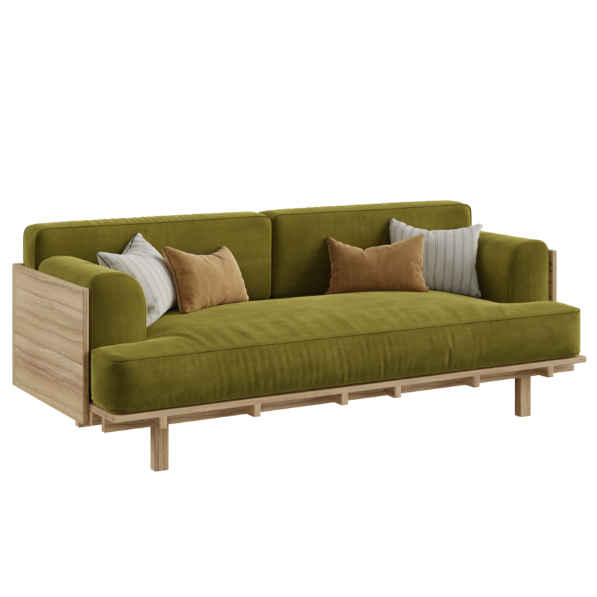 Modern Japanese Sofa 01 for Blender • iMeshh 3D Model Library