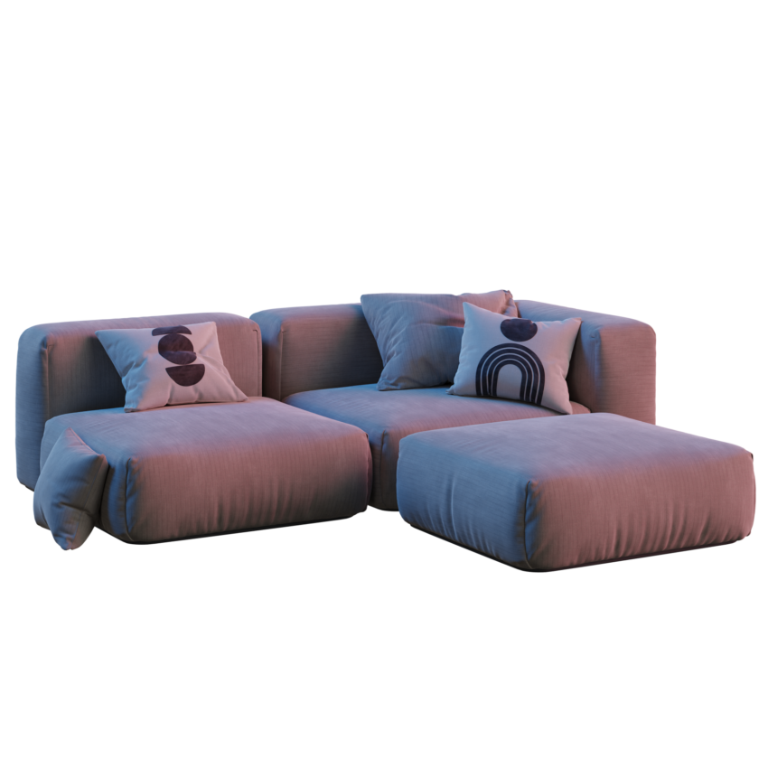 Modular Sofa 01 for Blender • iMeshh 3D Model Library
