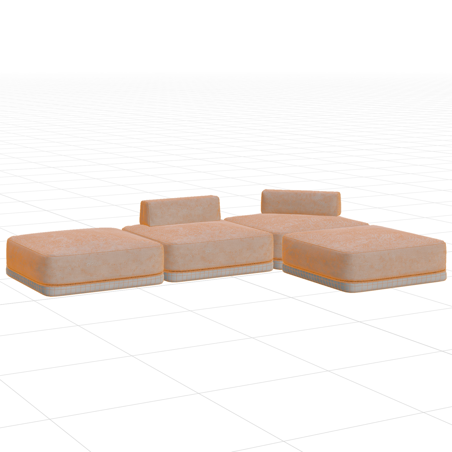 Modern Sofa 01 for Blender • iMeshh 3D Model Library