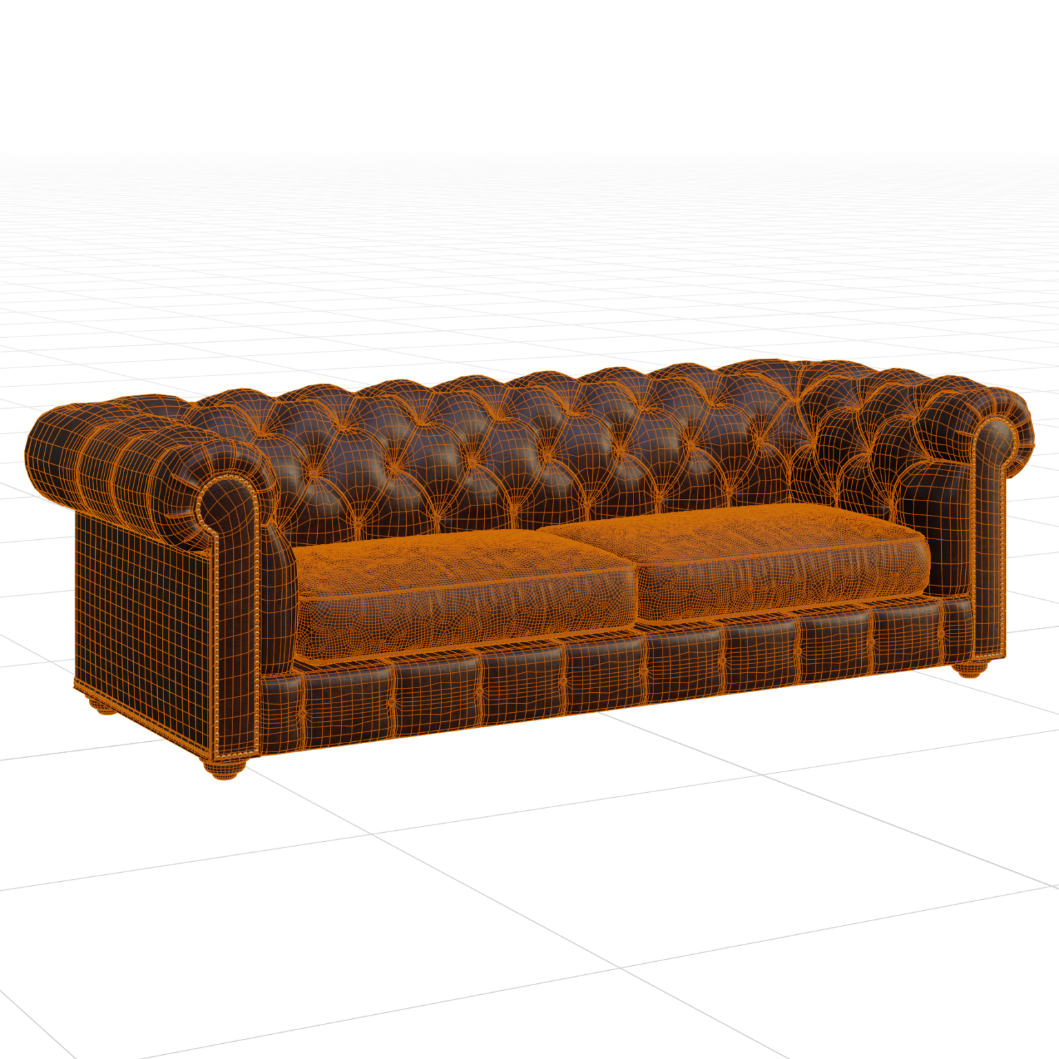 Chesterfield Sofa 01 • iMeshh - 3D Model for Blender 4.0+