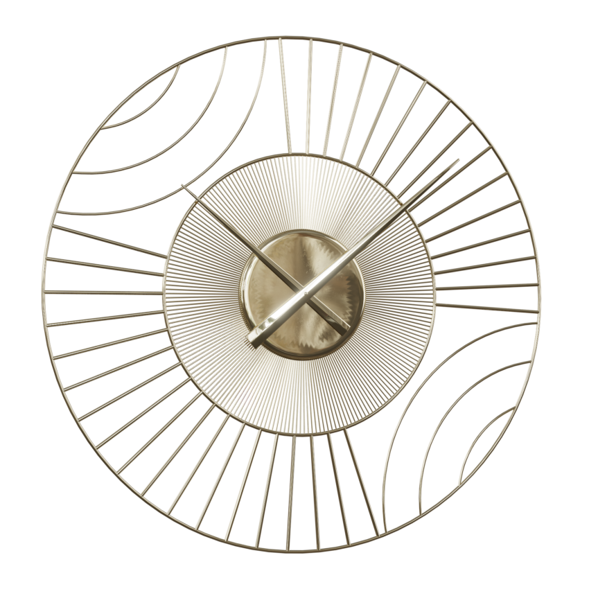 Gold Clock 01 • iMeshh - 3D Model for Blender 4.0+