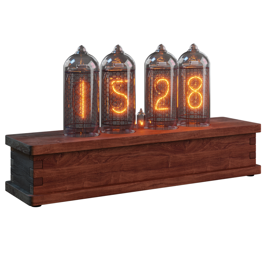 Table Filament Clock 01 • iMeshh - 3D Model for Blender 4.0+