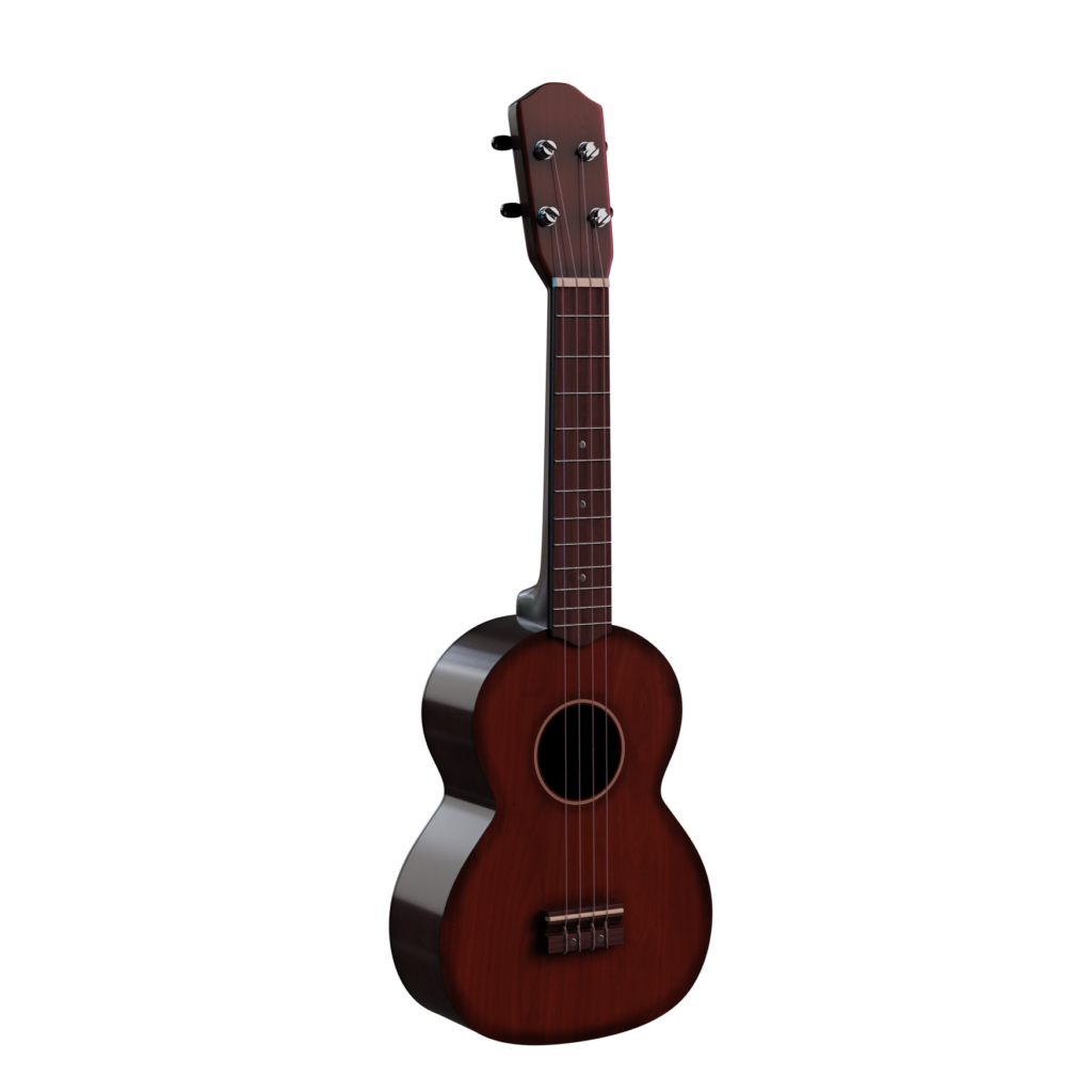 Ukulele 01 • iMeshh - 3D Model for Blender 4.0+