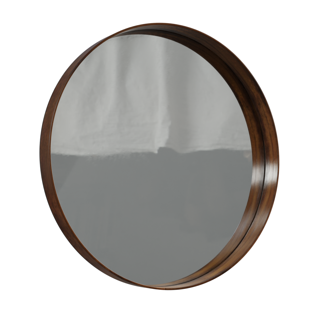 Wooden Mirror 01 • iMeshh - 3D Model for Blender 4.0+