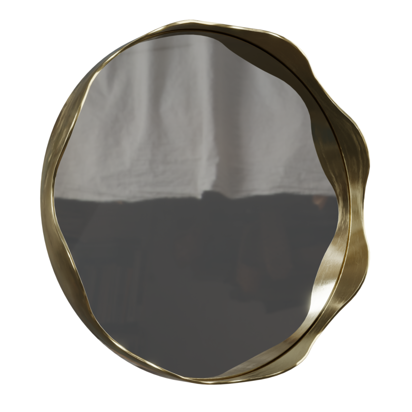 Wavy Mirror 01 • iMeshh - 3D Model for Blender 4.0+