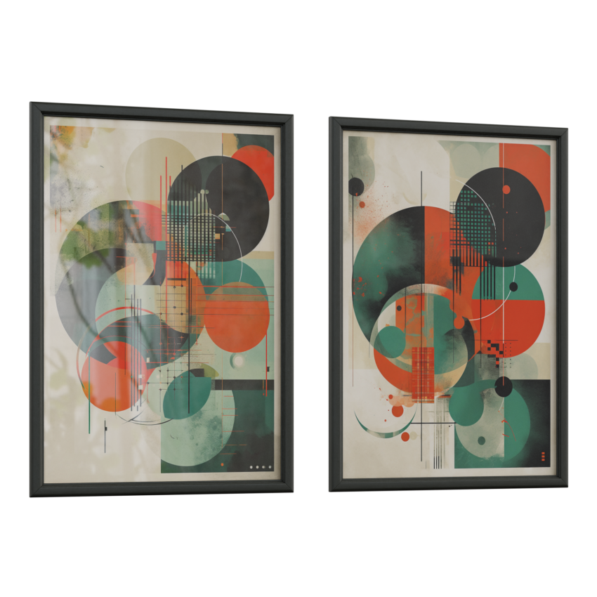 Bauhaus Frames 02 • iMeshh - 3D Model for Blender 4.0+