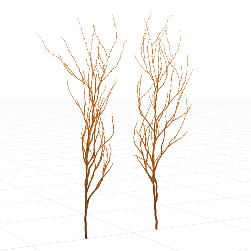 LED Tree Branch 01 • iMeshh - 3D Model for Blender 4.0+