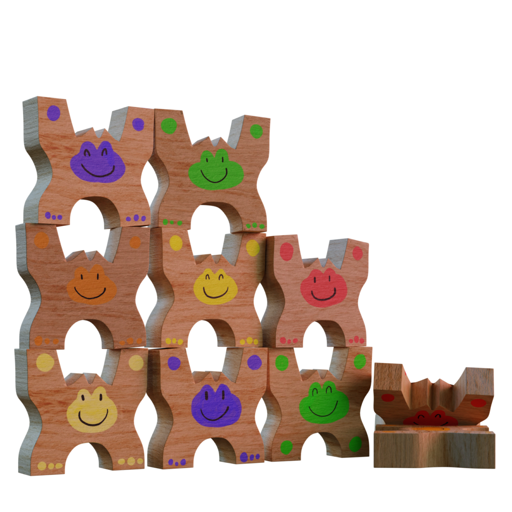 Wooden Monkey Toy 01 • iMeshh - 3D Model for Blender 4.0+