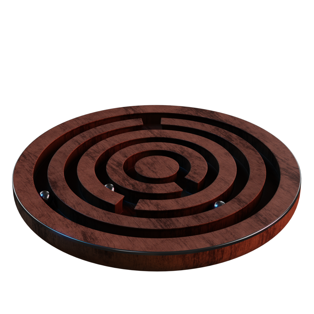 Wooden Maze 01 • iMeshh - 3D Model for Blender 4.0+