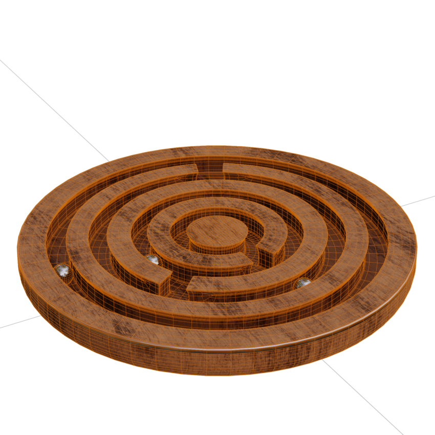 Wooden Maze 01 • iMeshh - 3D Model for Blender 4.0+