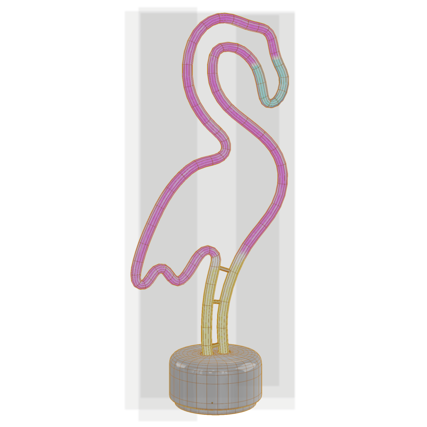 Flamingo Light 01 • iMeshh - 3D Model for Blender 4.0+