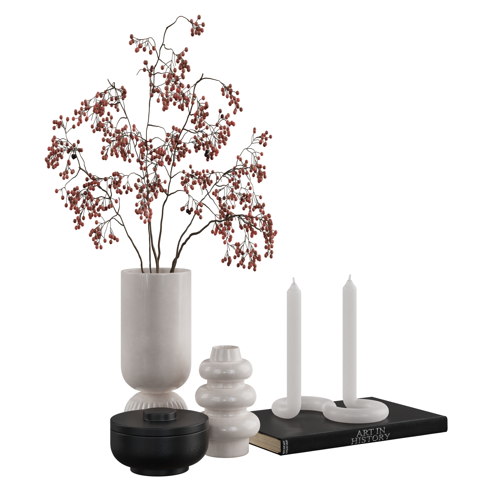 Book Shelf Decor Set 21 • iMeshh - 3D Model for Blender 4.0+