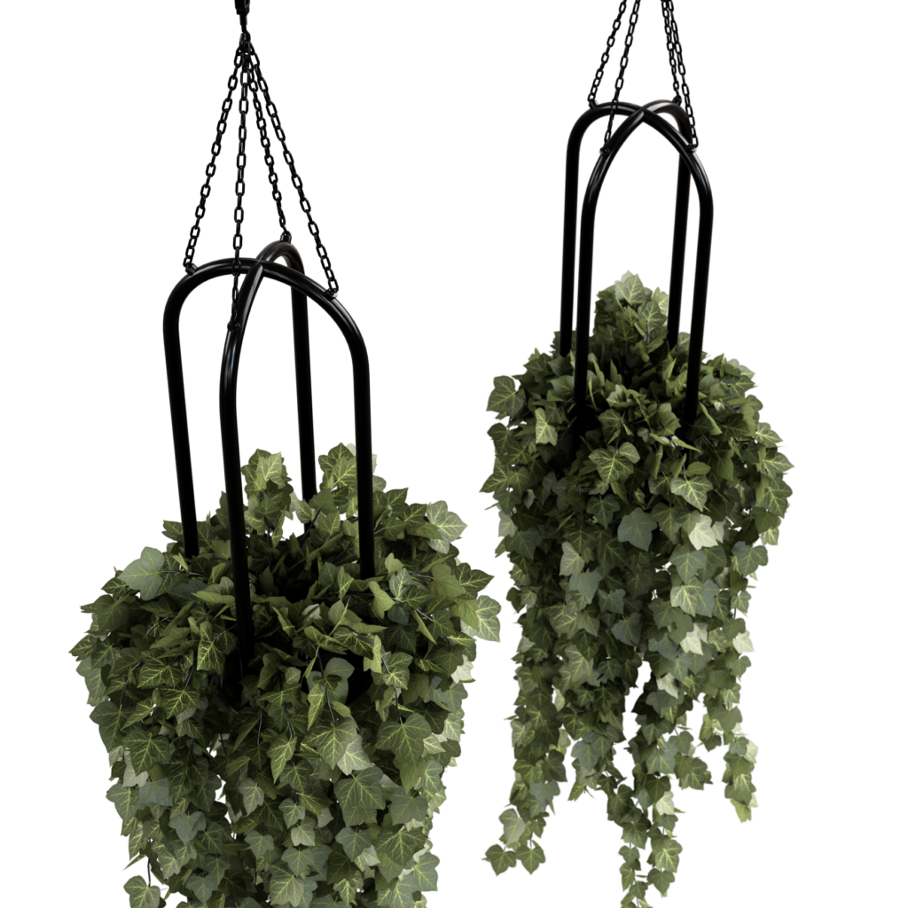 Hanging Potted Ivy Plant 02 • iMeshh - 3D Model for Blender 4.0+