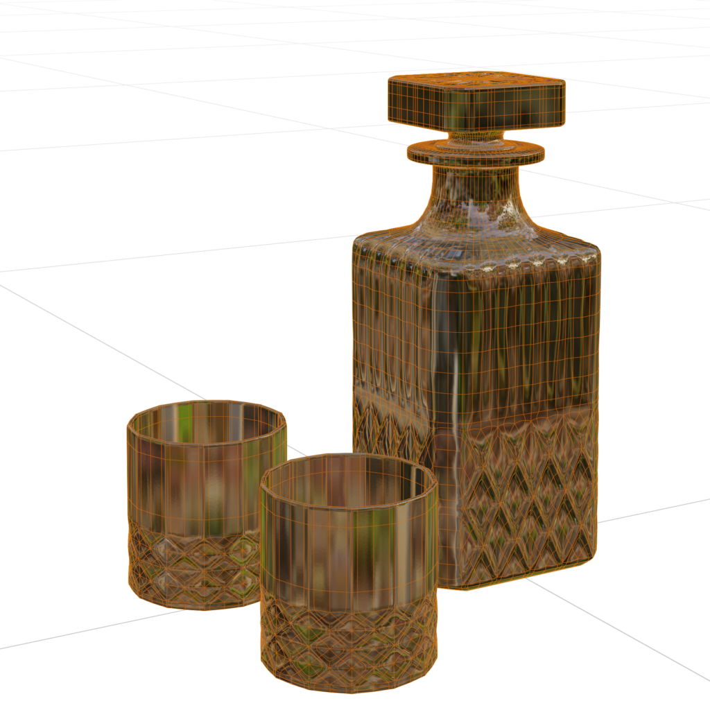 Whisky Glasses 01 • iMeshh - 3D Model for Blender 4.0+