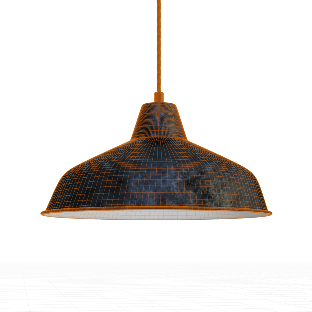 Blue Breakfast Bar Pendant Light 01 • iMeshh - 3D Model for Blender 4.0+