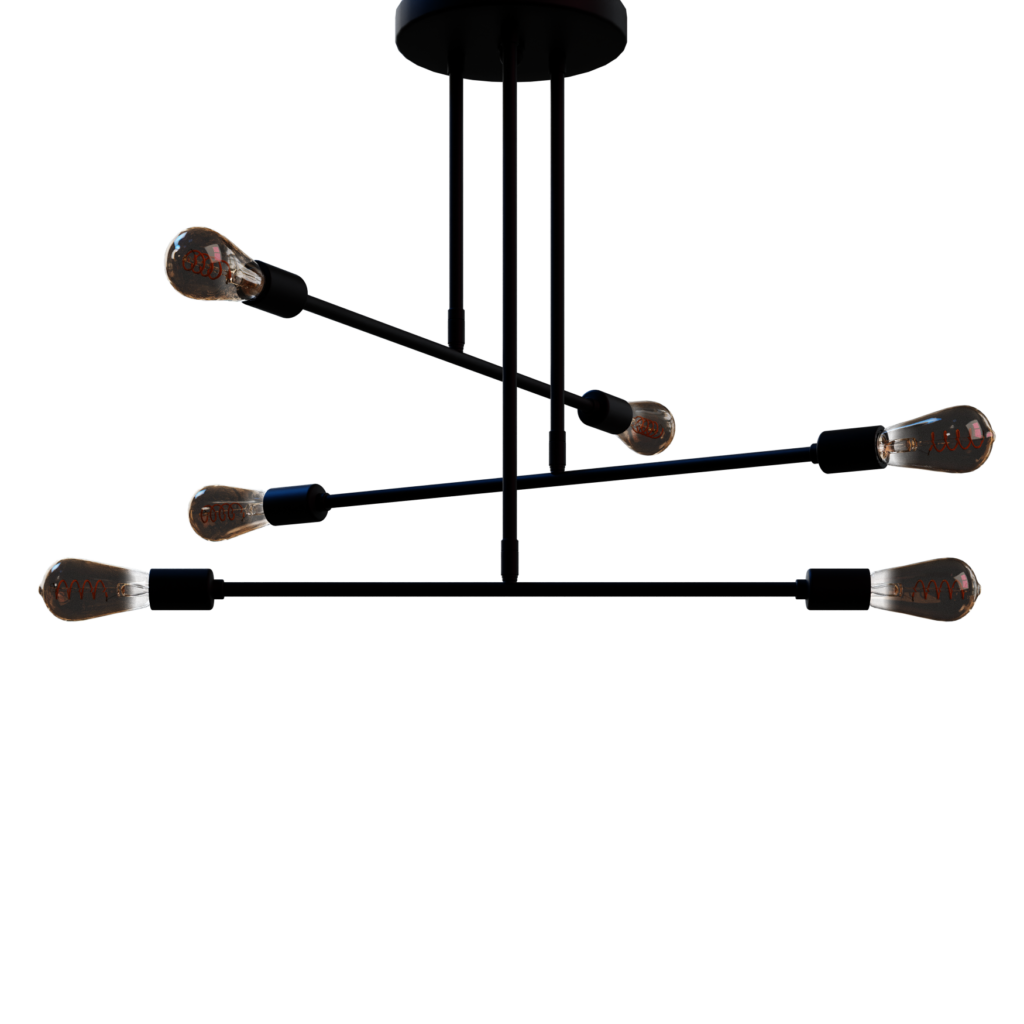Black Ceiling Light 01 • iMeshh - 3D Model for Blender 4.0+