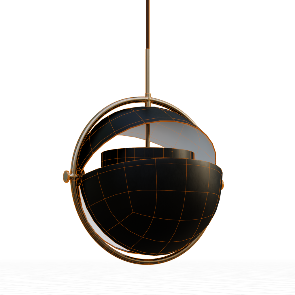 Sphere Pendant Light 01 • iMeshh - 3D Model for Blender 4.0+