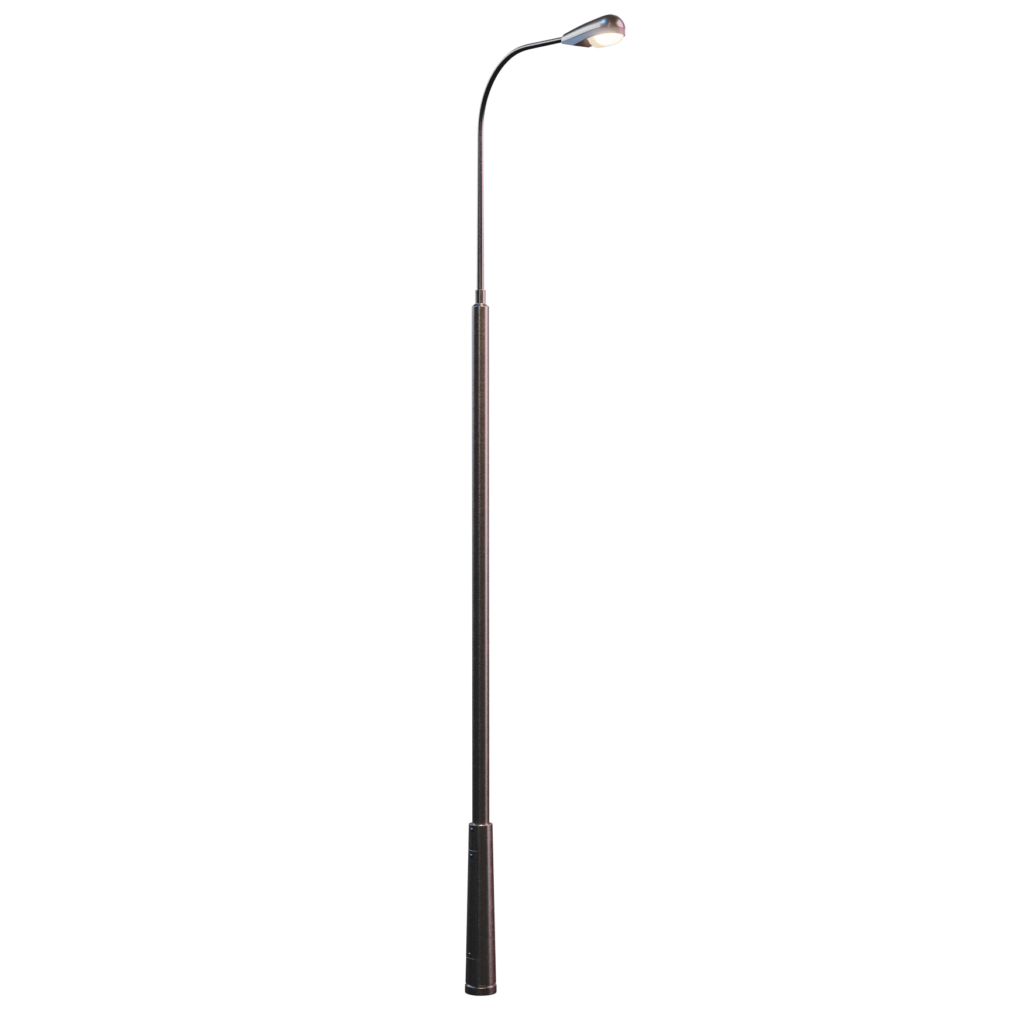 Modern Single Street Light 02 • iMeshh - 3D Model for Blender 4.0+