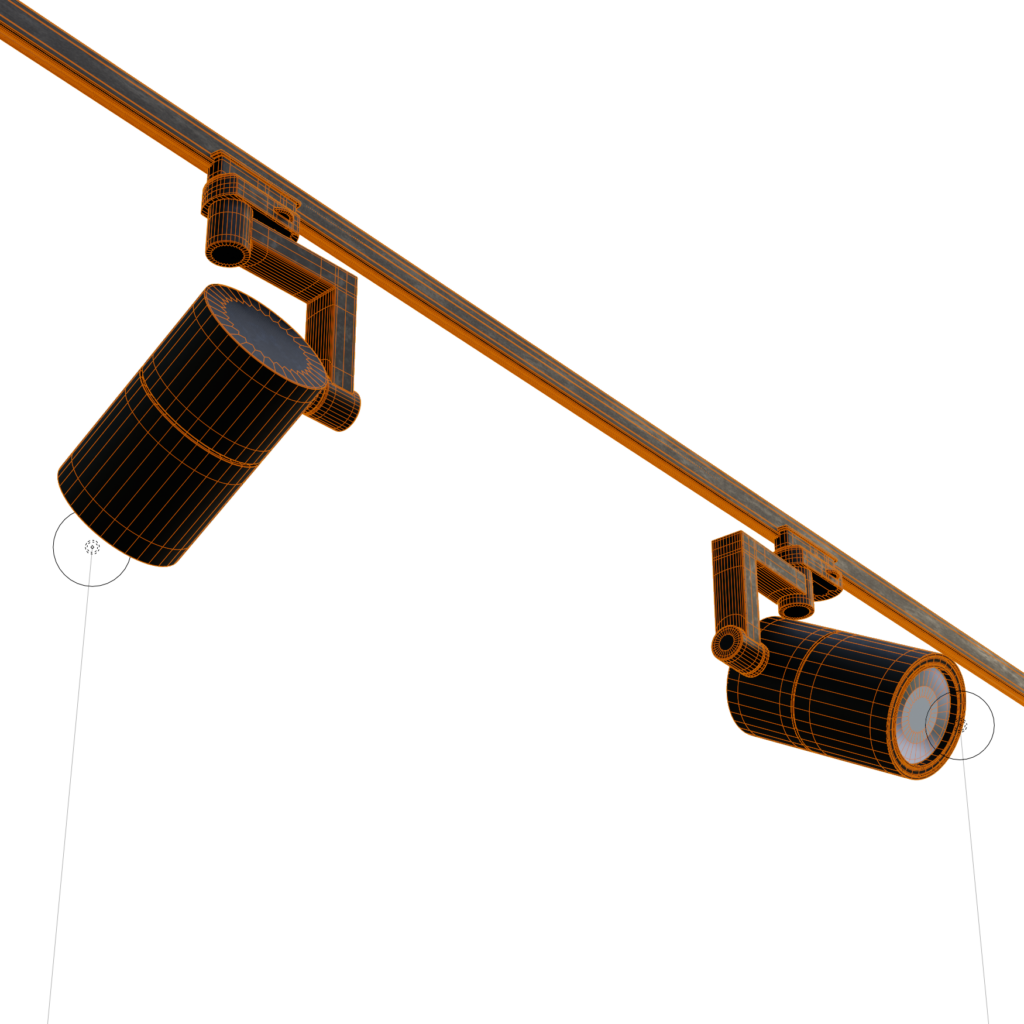 Cylinder Spotlight 01 • iMeshh - 3D Model for Blender 4.0+