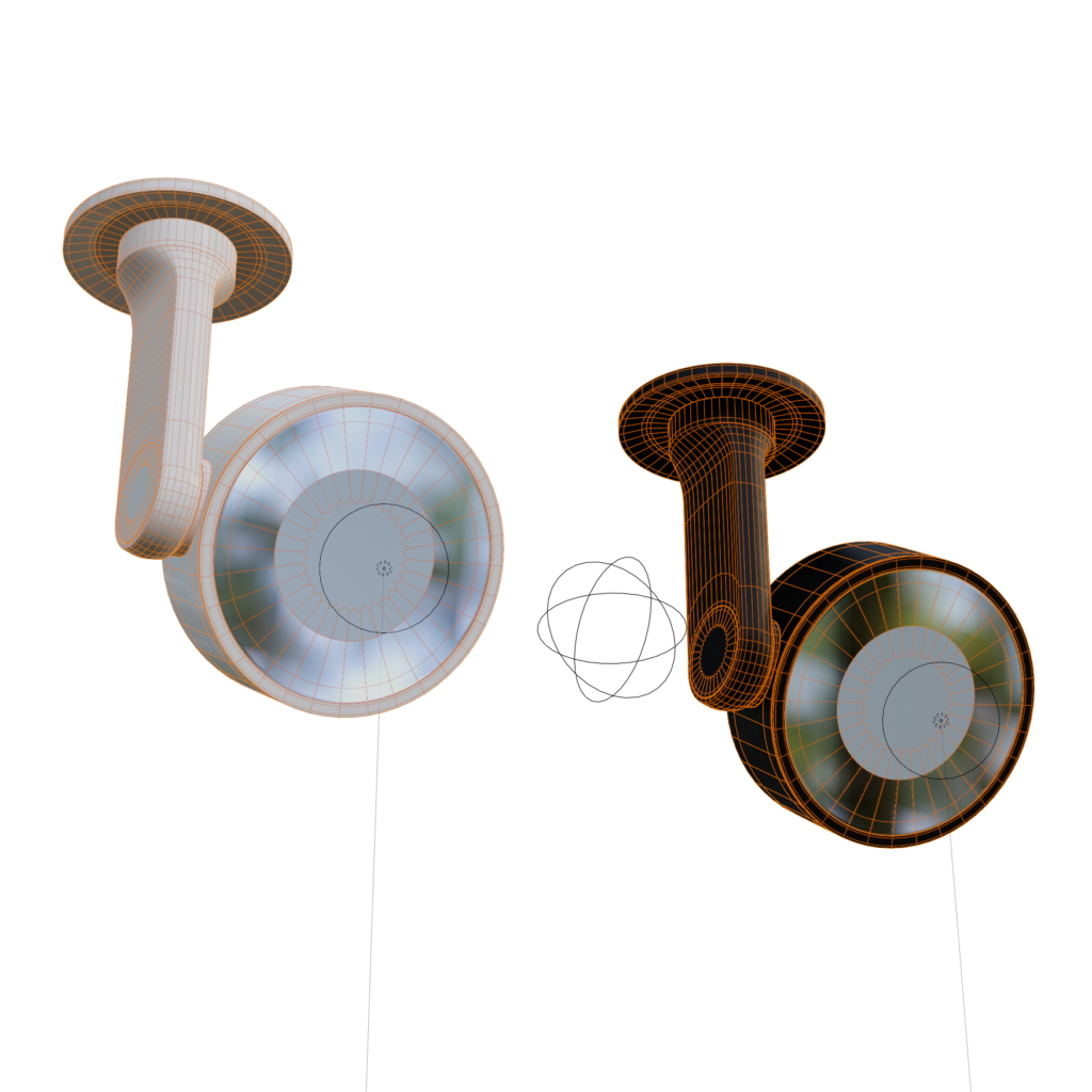 Round Spotlight 01 • iMeshh - 3D Model for Blender 4.0+