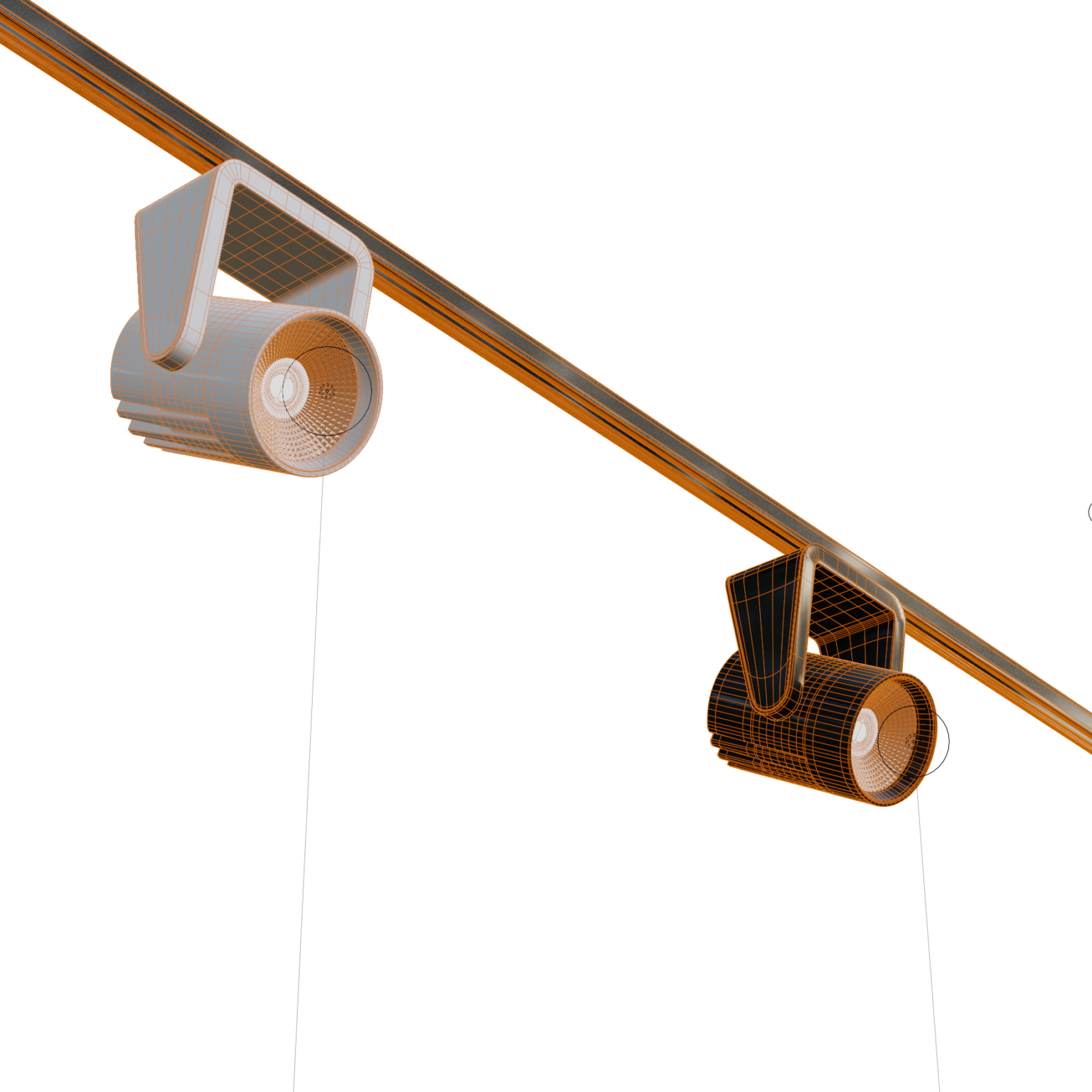 Cylinder Spotlight 03 • iMeshh - 3D Model for Blender 4.0+