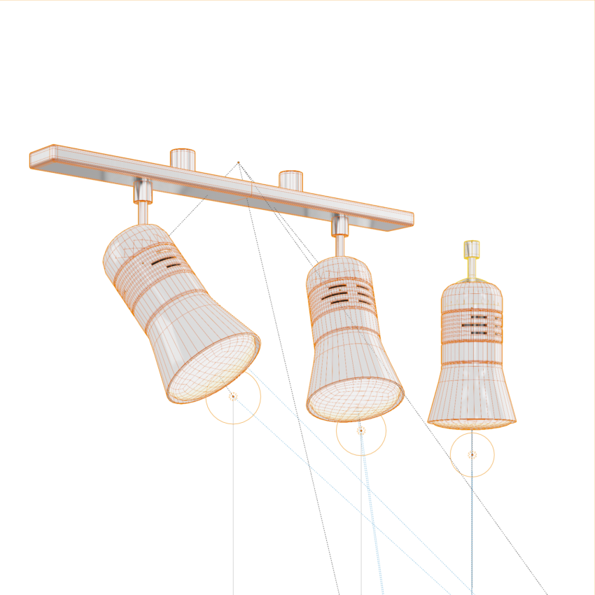 Cylinder Spotlight 07 • iMeshh - 3D Model for Blender 4.0+