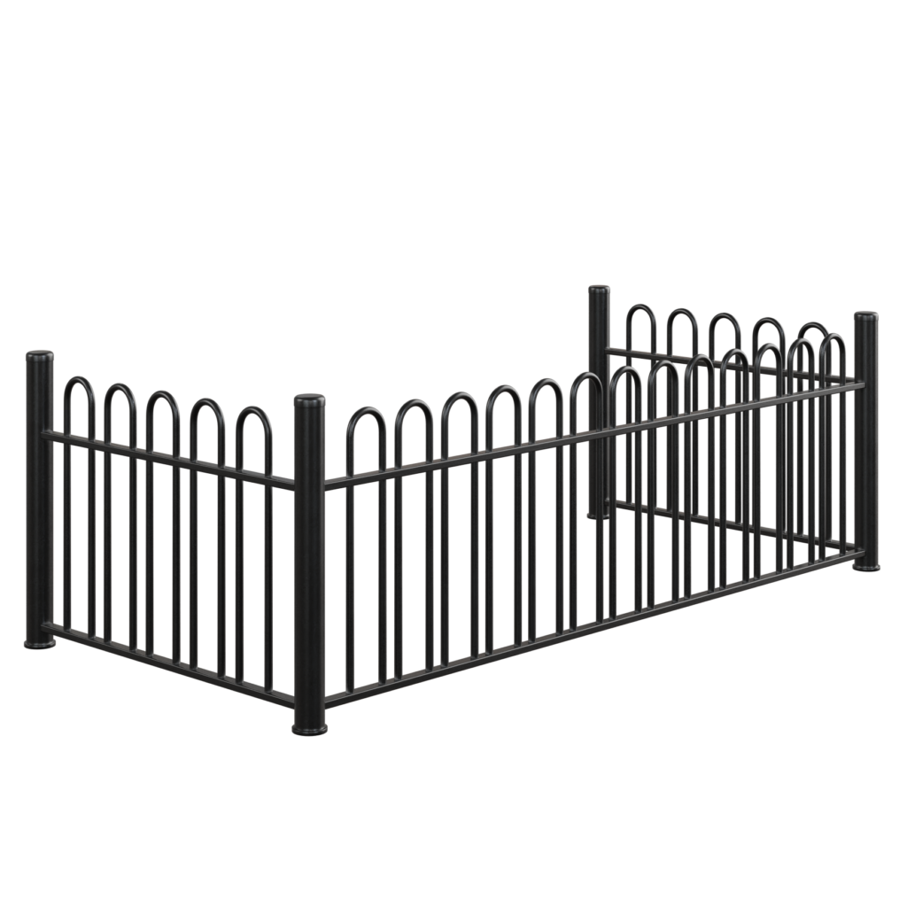 GeoNodes Iron Hoop Fence 01 • iMeshh - 3D Model for Blender 4.0+