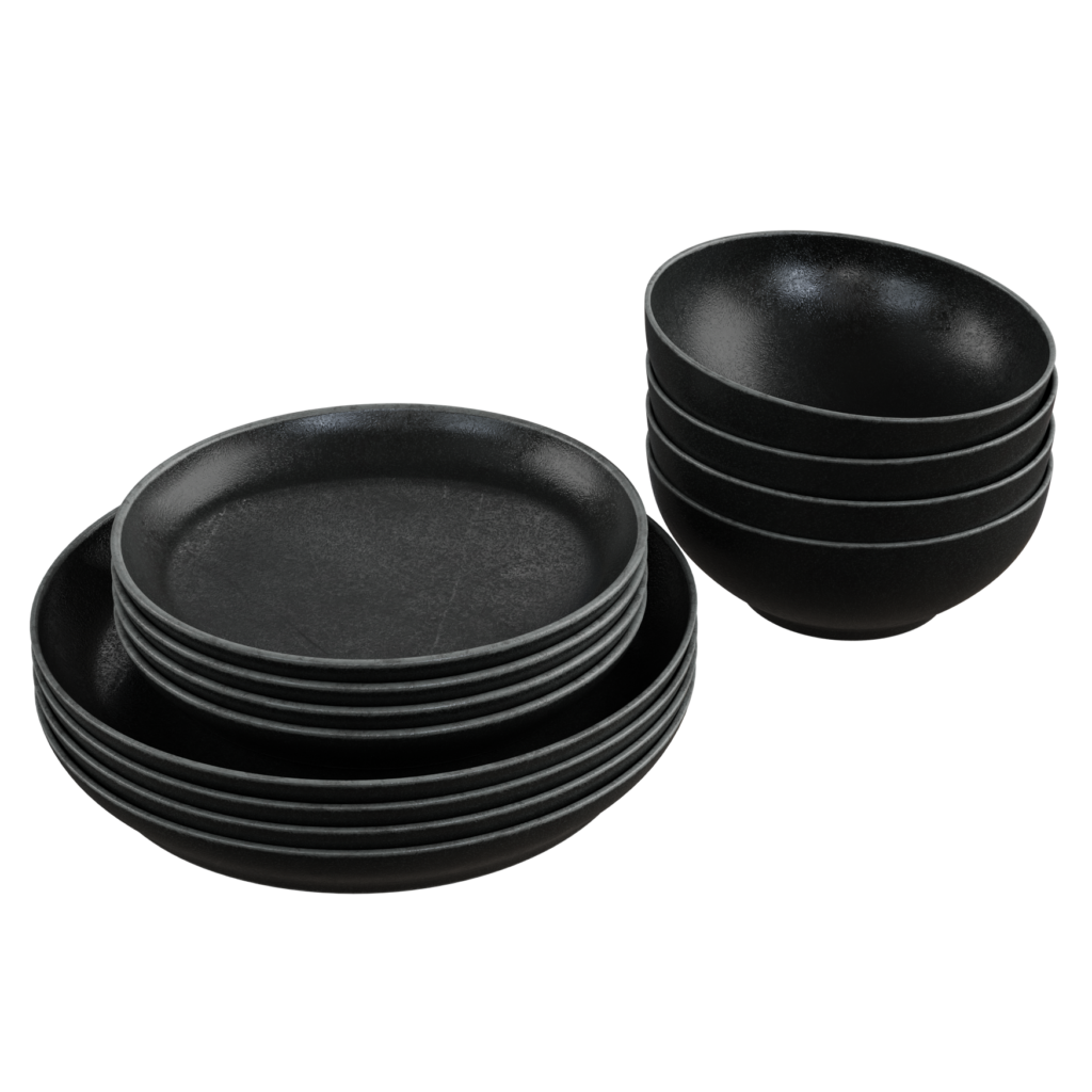 Simple Dinnerware 01 • iMeshh - 3D Model for Blender 4.0+