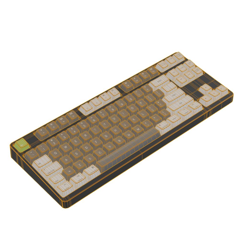 Mechanical Keyboard 01 • iMeshh - 3D Model for Blender 4.0+