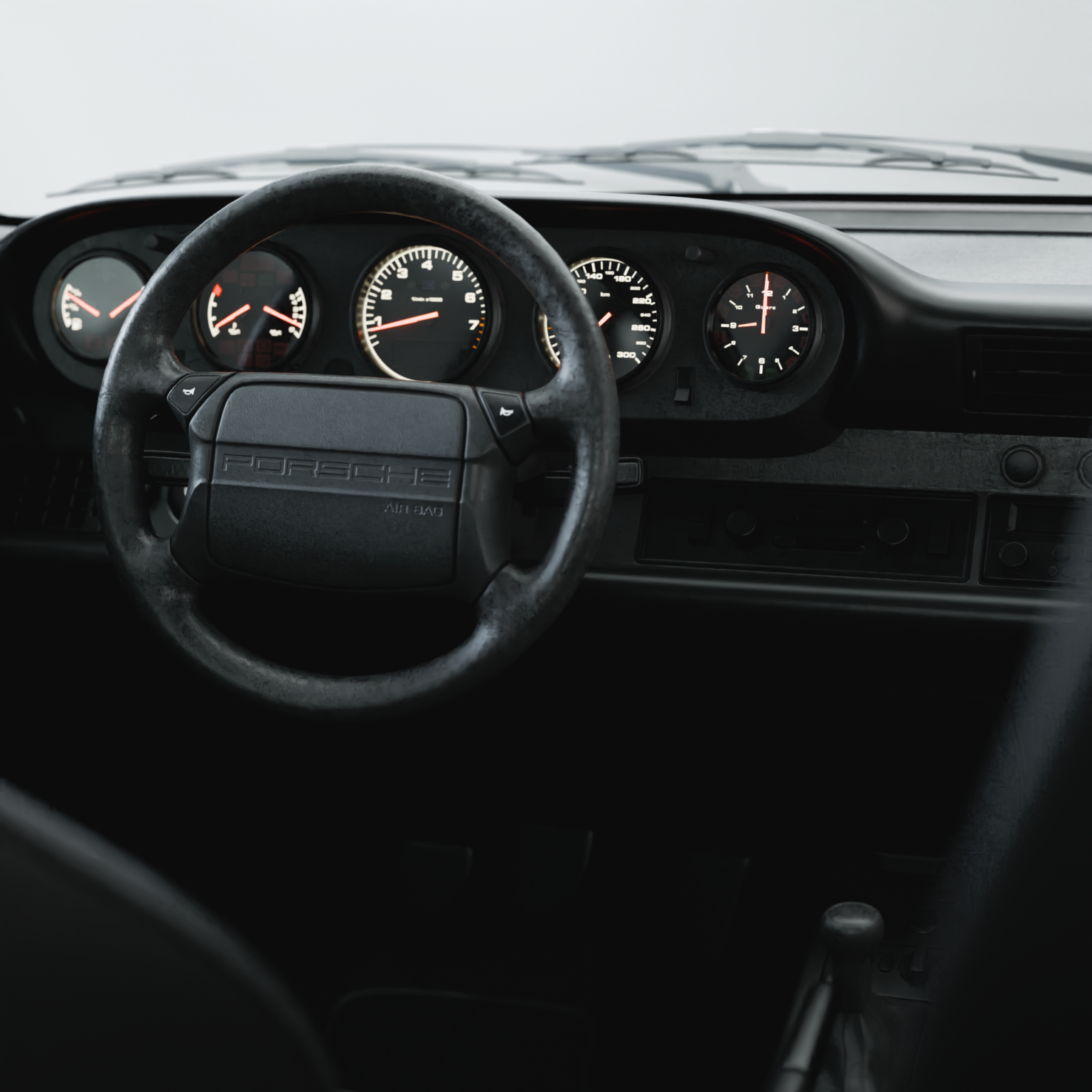 Porsche 964 Turbo 01 • iMeshh - 3D Model for Blender 4.0+