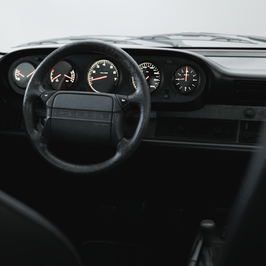 Porsche 964 Turbo 01 • iMeshh - 3D Model for Blender 4.0+