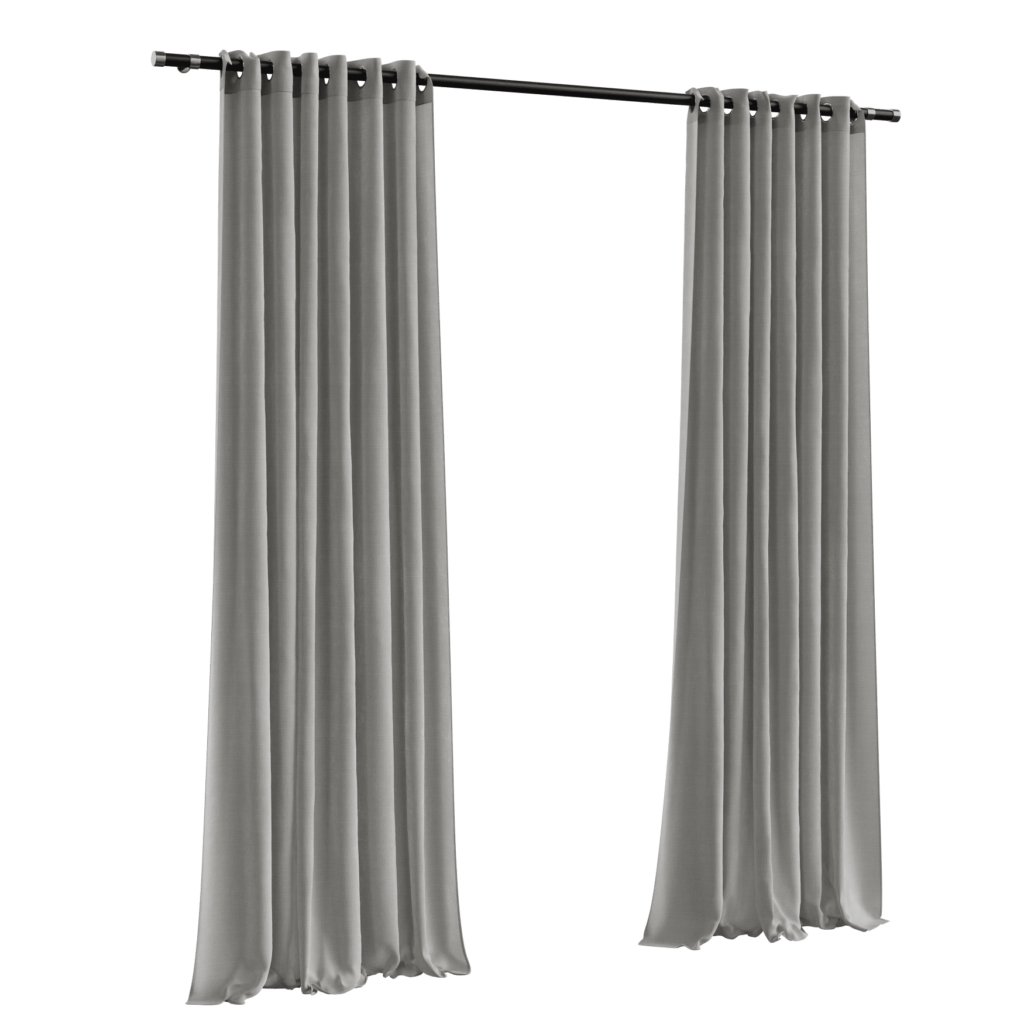 Curtain on Rail 04 • iMeshh - 3D Model for Blender 4.0+